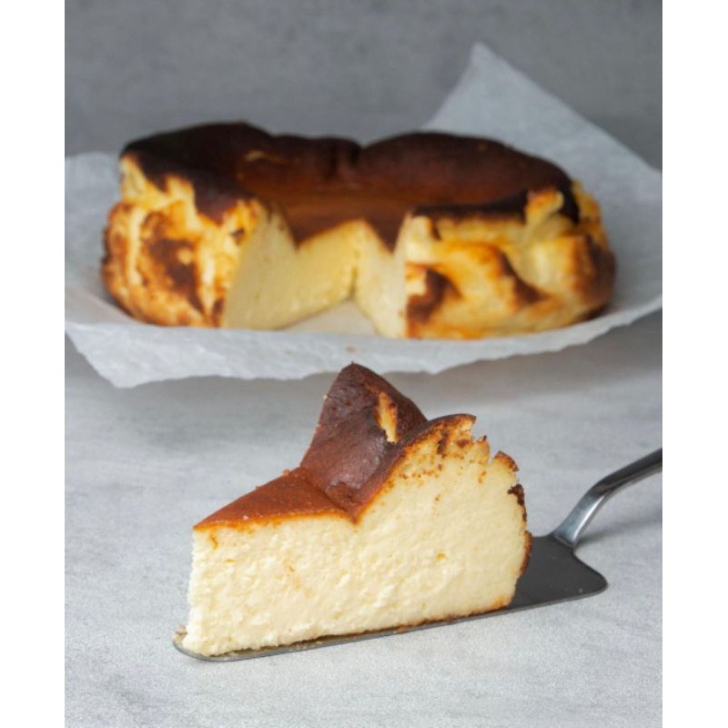 Jual BASQUE BURNT CHEESE CAKE (18cm) | Shopee Indonesia