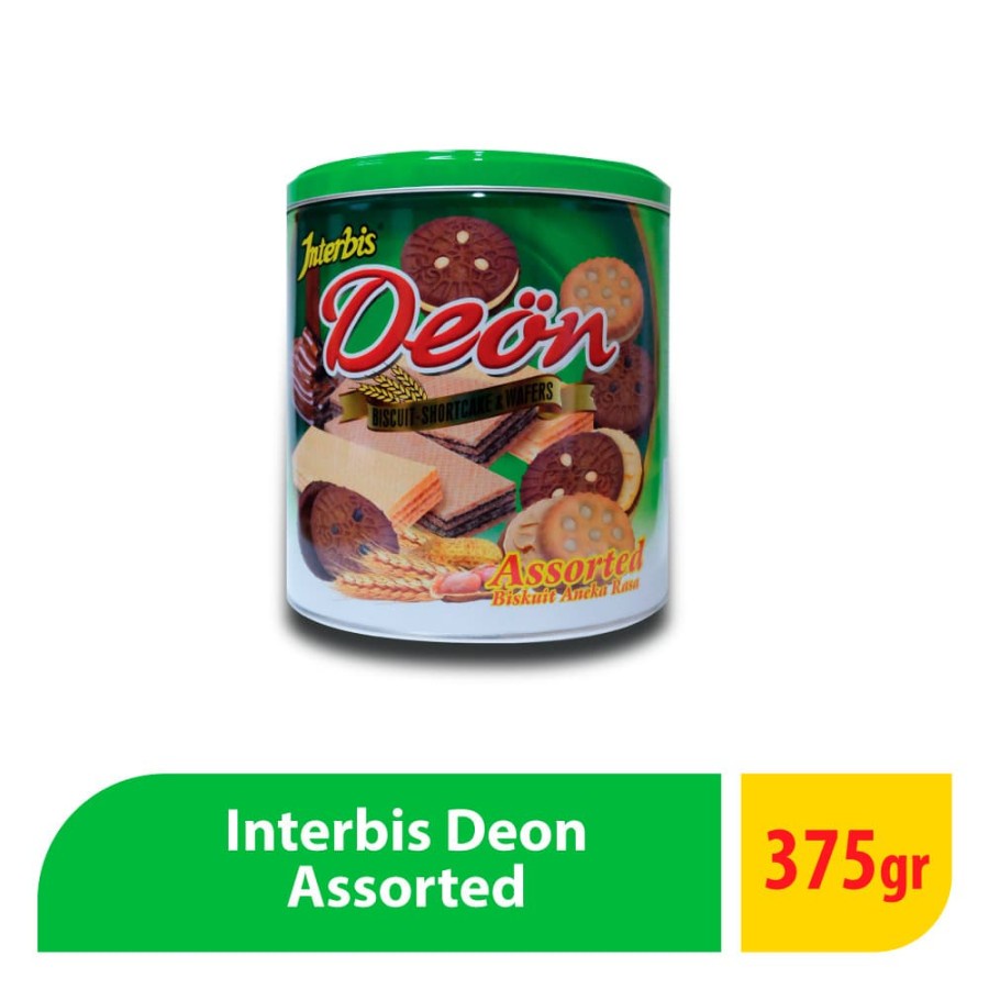 Jual INTERBIS DEON KALENG BISKUIT 375 GR | Shopee Indonesia