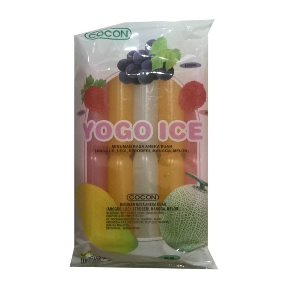 Jual COCON YOGO ICE (STRAWBERRY, ANGGUR, LECI) | Shopee Indonesia