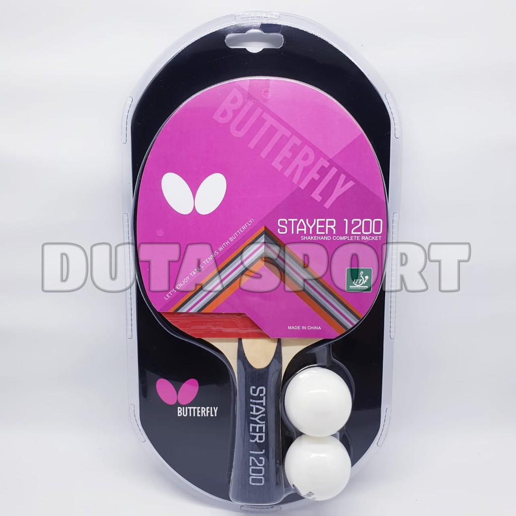 Jual Bat Butterfly Stayer 1200 Original Bola Bet Tenis Meja Pingpong | Shopee Indonesia