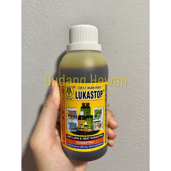 Jual LUKA STOP 250ML - OBAT KUNING CAIR KARANTINA IKAN | Shopee Indonesia