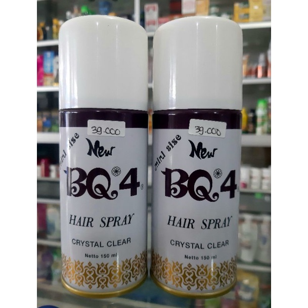 Jual BQ 4 Hair Spray 150ml - Spray Pengeras Rambut Mini Size | Shopee ...