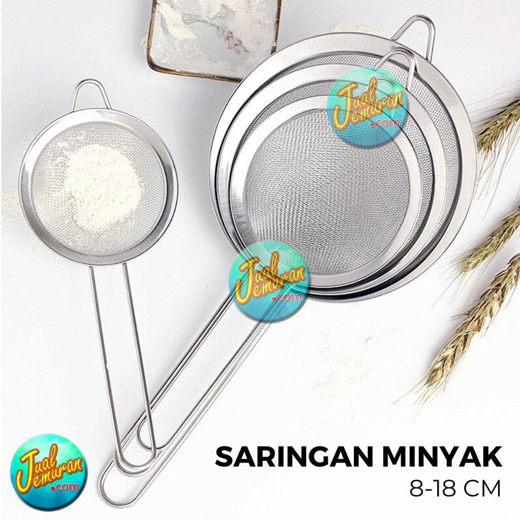 Jual Saringan Minyak Stainless / Serokan Penyaring Masakan & Gorengan ...