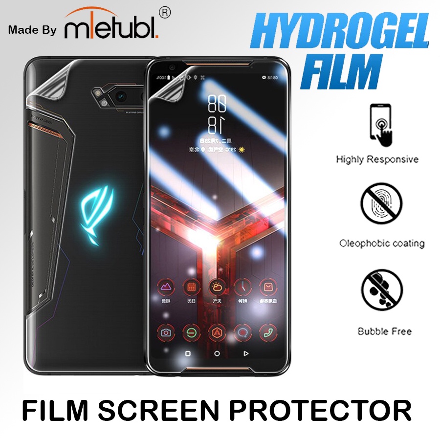 Jual Asus ROG Phone 2 / 3 / 5 Anti Gores Hydrogel - Hydrogel Film NOT ...