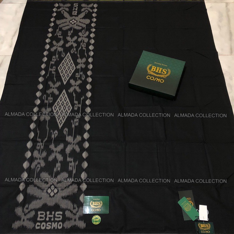 Jual Sarung BHS COSMO HITAM WARNA POLOS (Original/Kualitas Tertinggi ...