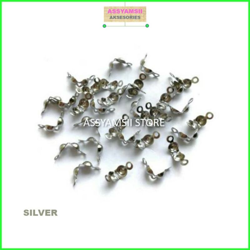 Jual Kodokan clamshell Stoper Penjepit Ujung Kalung Gelang Manik Mote ...