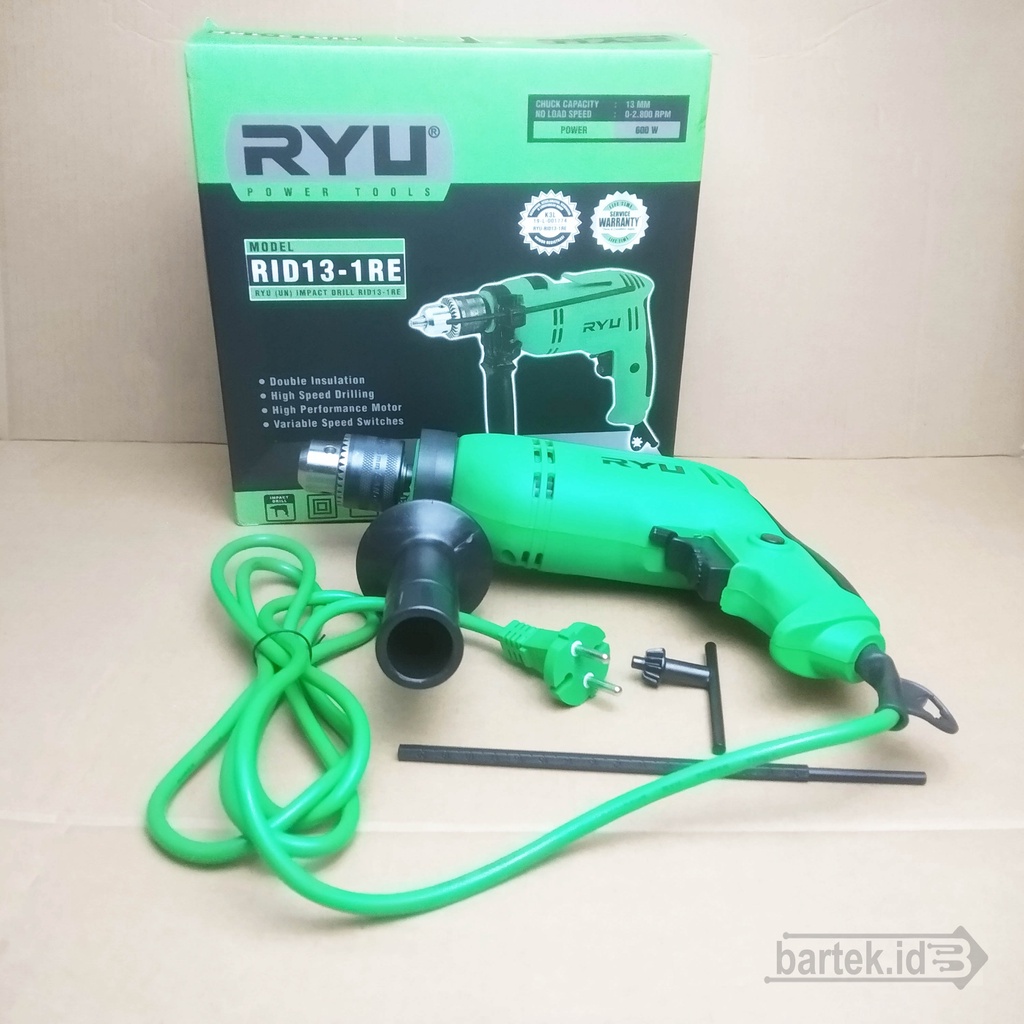 Jual mesin bor listrik 13mm RYU Impack Drill | Shopee Indonesia