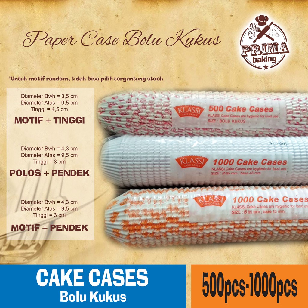 Jual KERTAS BOLU KUKUS - cCake CASE | Shopee Indonesia