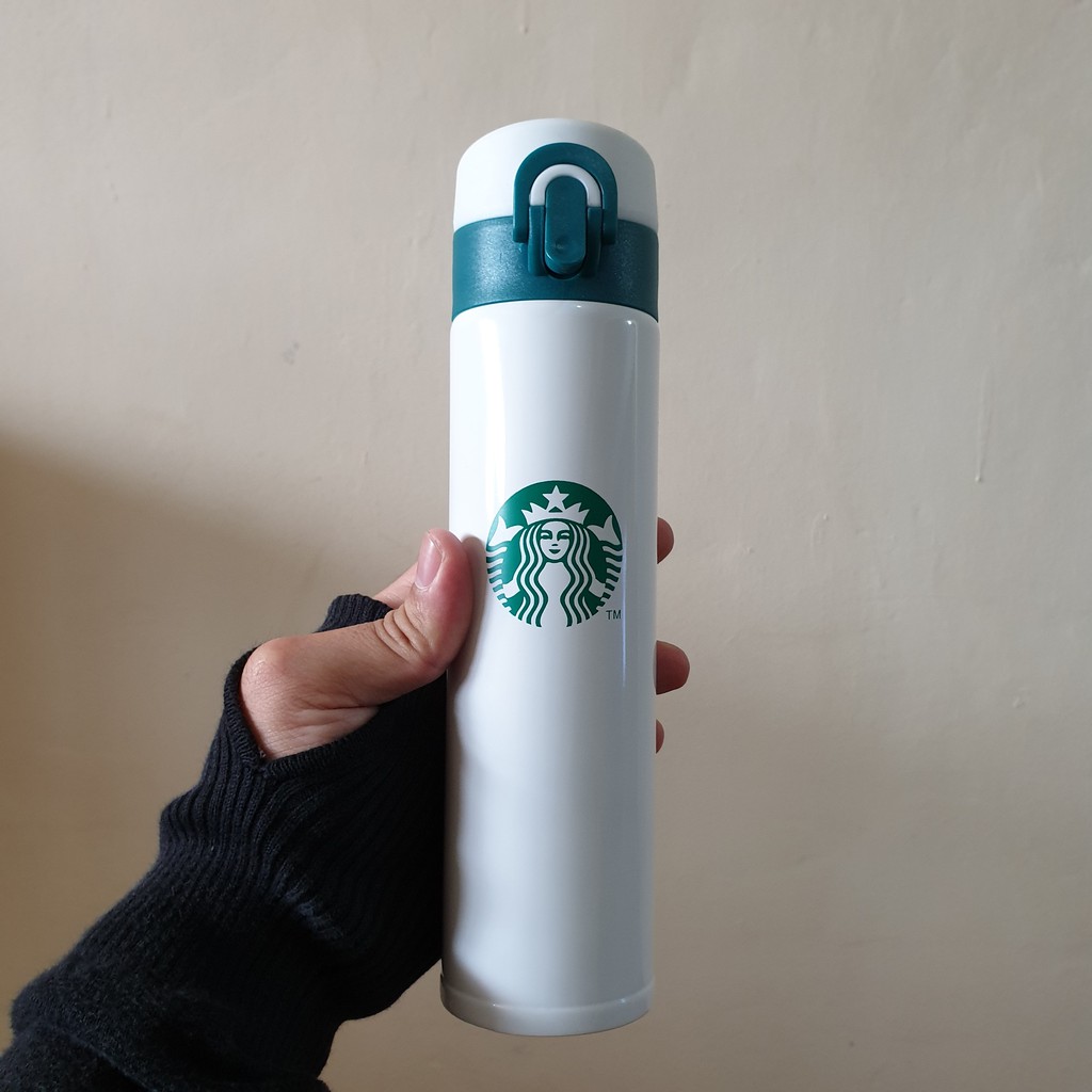Jual Termos Starbucks Stainless Steel 380ml / Thumbler Starbucks 380ml ...