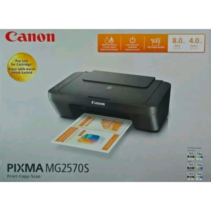 Jual PRINTER CANON PIXMA MG2570S PRINT SCAN COPY | Shopee Indonesia