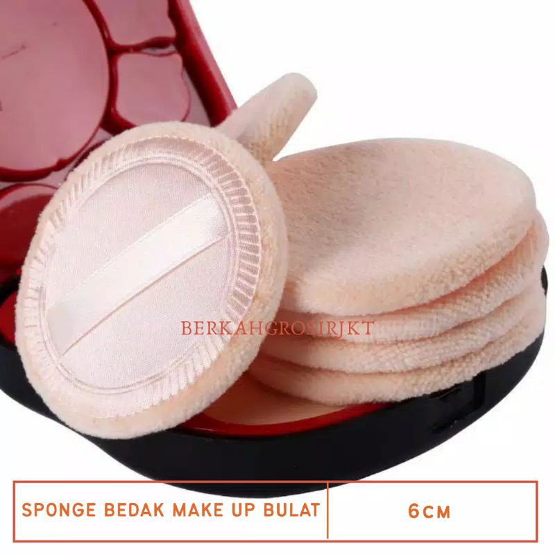 Jual BERKAH Spons Bedak Tabur Bulat /Alat Make UP/Spons Bedak/Make Up ...