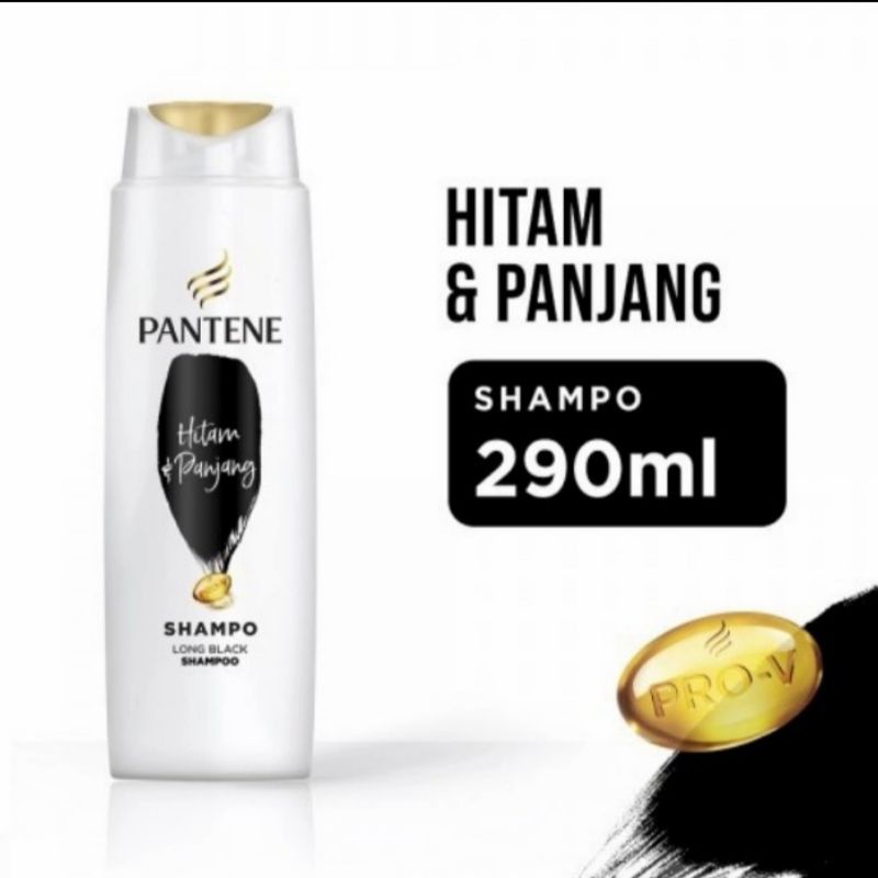 Jual PANTENE SHAMPOO LONG BLACK - HITAM PANJANG 290ML | Shopee Indonesia