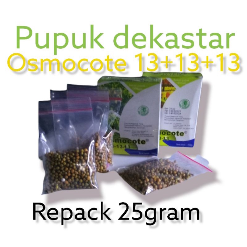 Jual pupuk dekastar 13 13 13 REPACK 25 GRAM PUPUK OSMOCOTE | Shopee ...