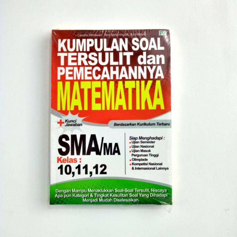 Jual Buku Kumpulan Soal Tersulit Dan Pemecahannya Matematika SMA/MA ...