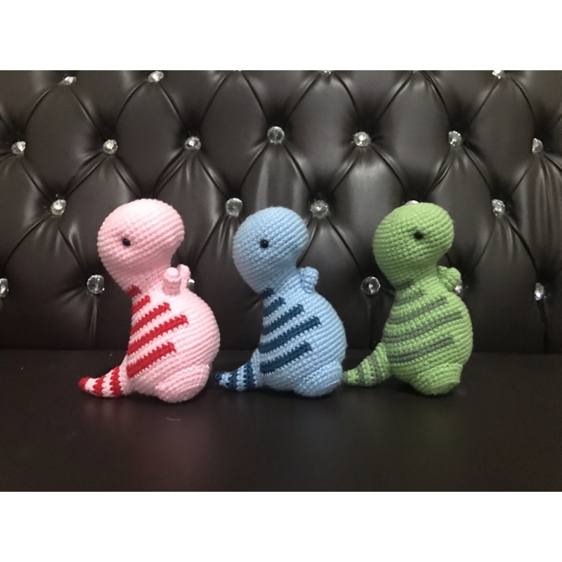 Jual Amigurumi Boneka Rajut Dinosaurus / Dino / Dinosaur T-Rex | Shopee ...