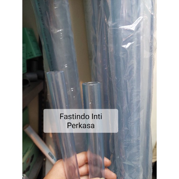 Jual Pipa / Pipa PVC Bening/ Clear / Transparan 3/4" inch DN 20 ...
