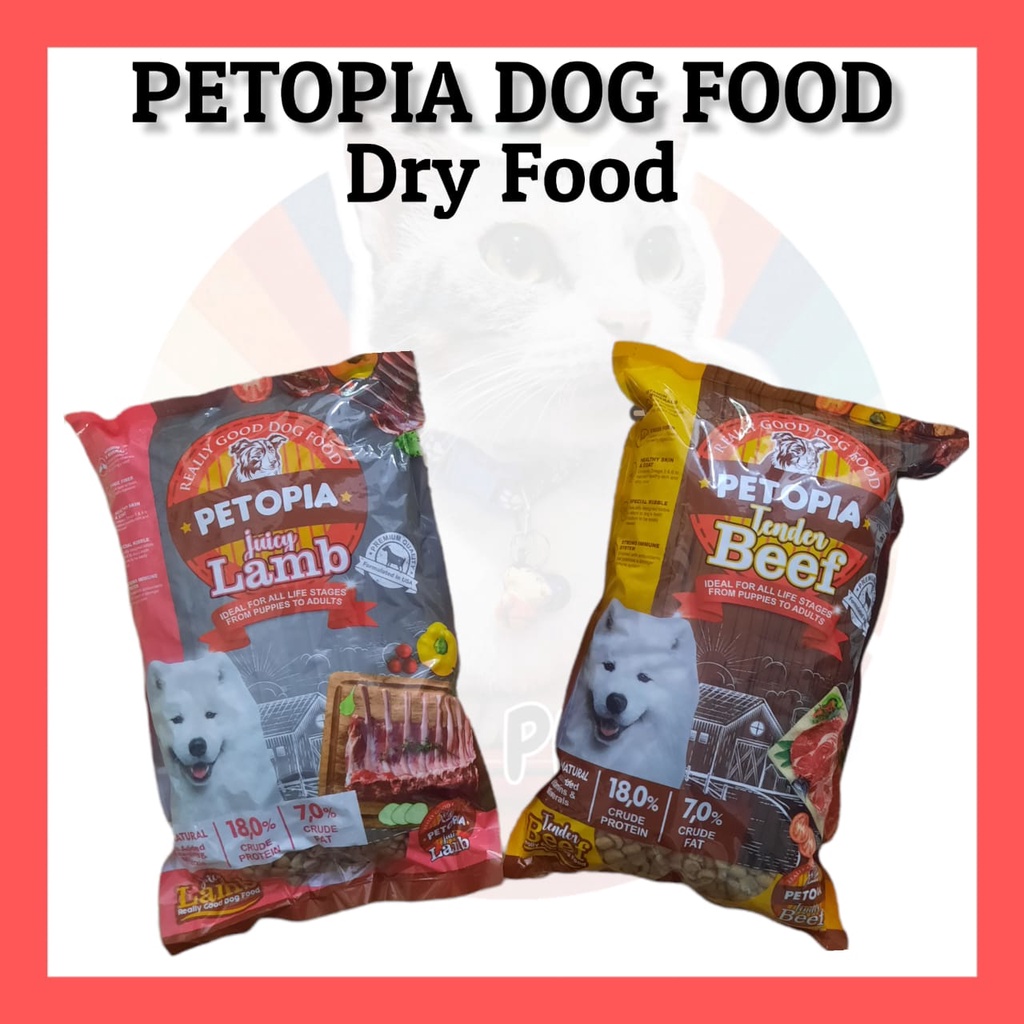 Jual PETOPIA DRY FOOD MAKANAN ANJING 1KG | Shopee Indonesia