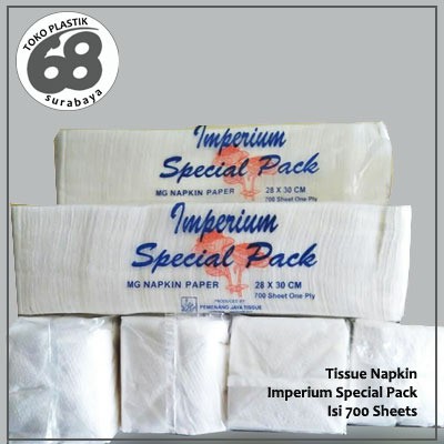Jual Tissue Napkin Imperial Special Pack (700 Sheets) | Shopee Indonesia