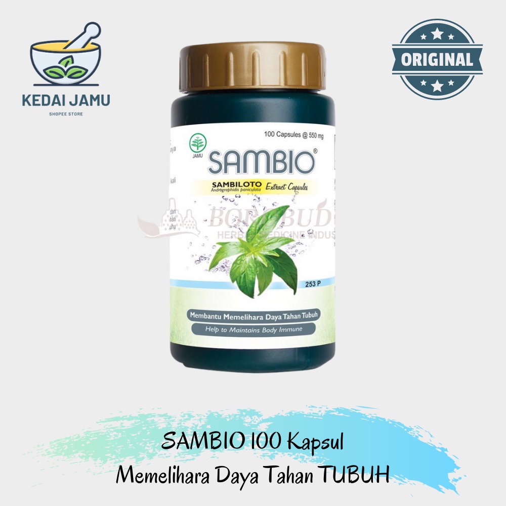 Jual SAMBIO 100 KAPSUL Borobudur - Memelihara Daya Tahan Tubuh | Shopee ...