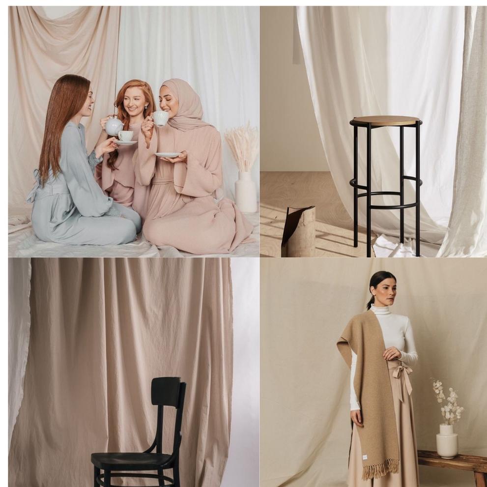 Jual [KODE CVSLD] Kain Foto Background Aesthetic Kain Backdrop Kain ...