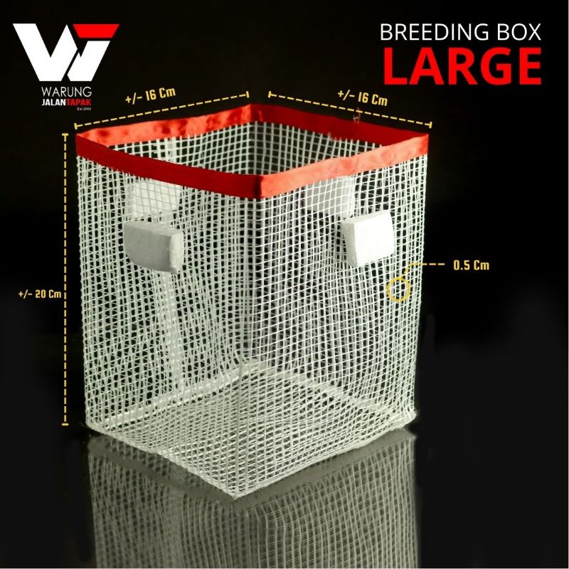 Jual Tempat Box Breeding Guppy Cupang Molly Size L | Shopee Indonesia