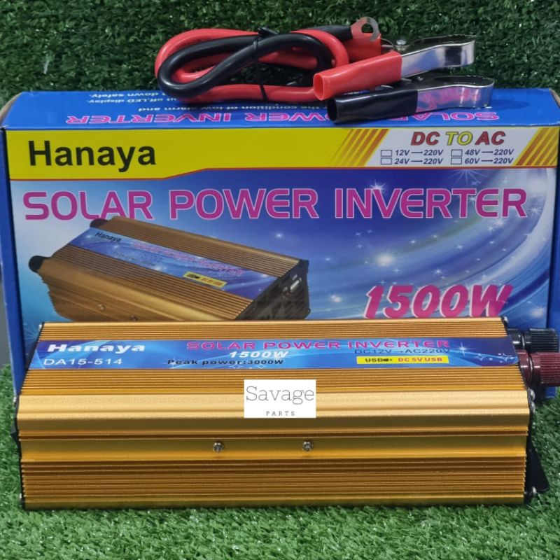 Jual SOLAR POWER INVERTER 1500W 1500 WATT HANAYA | Shopee Indonesia