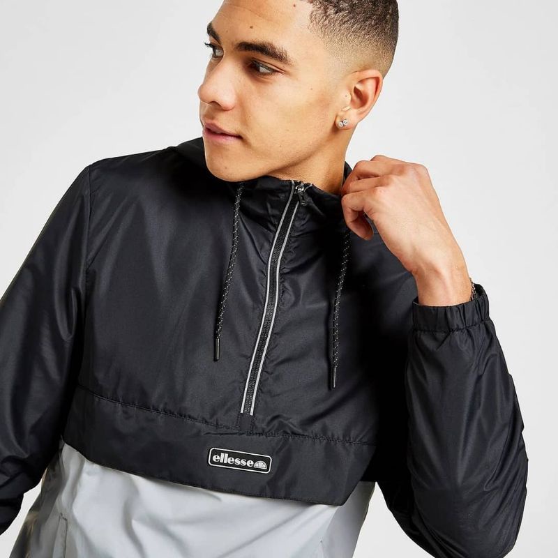 Jual Ellesse Morant Jacket Black / Silver Original | Shopee Indonesia