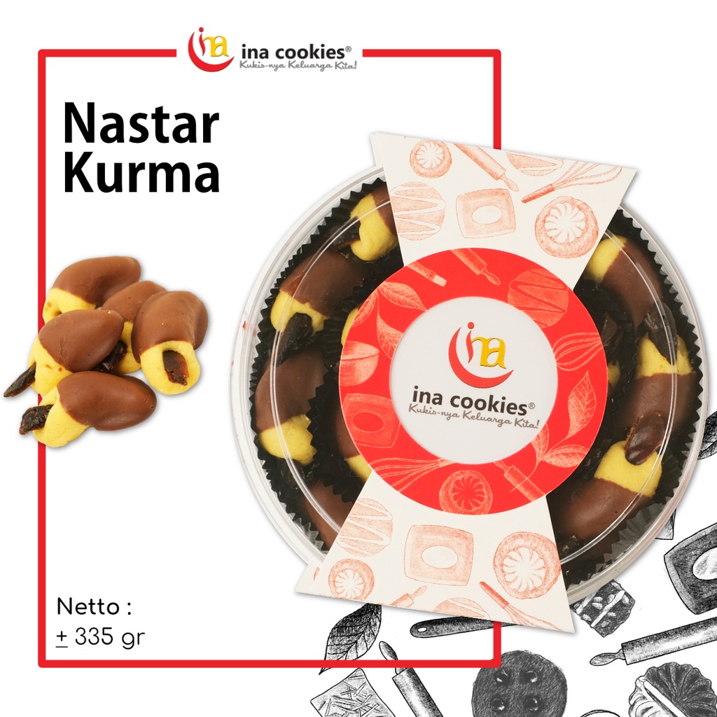 Jual INA COOKIES TOPLES REGULER NASTAR KURMA | Shopee Indonesia