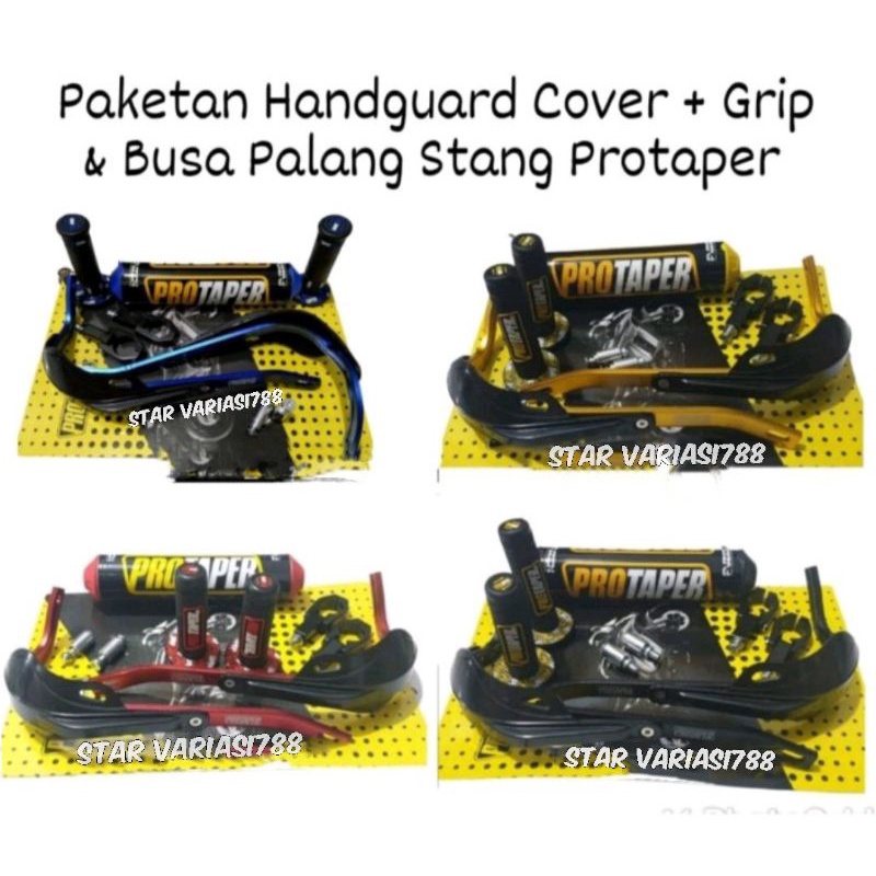 Jual Paketan Handguard cover protaper busa bulat plus girp protaper ...