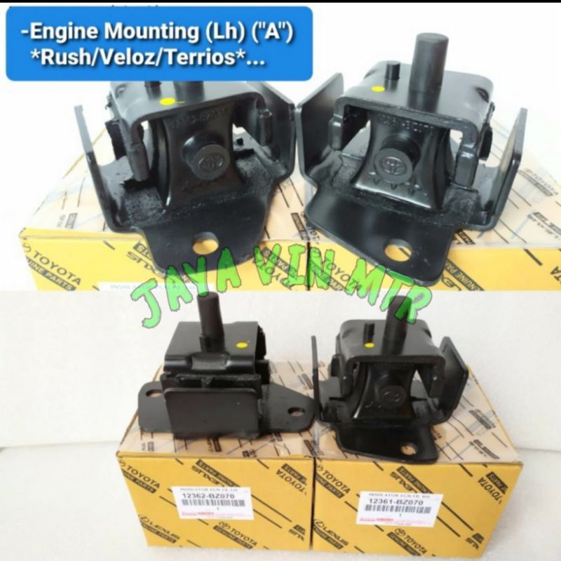Jual Engine Mounting Karet Dudukan Mesin kiri kanan RUSH TERIOS kiri ...