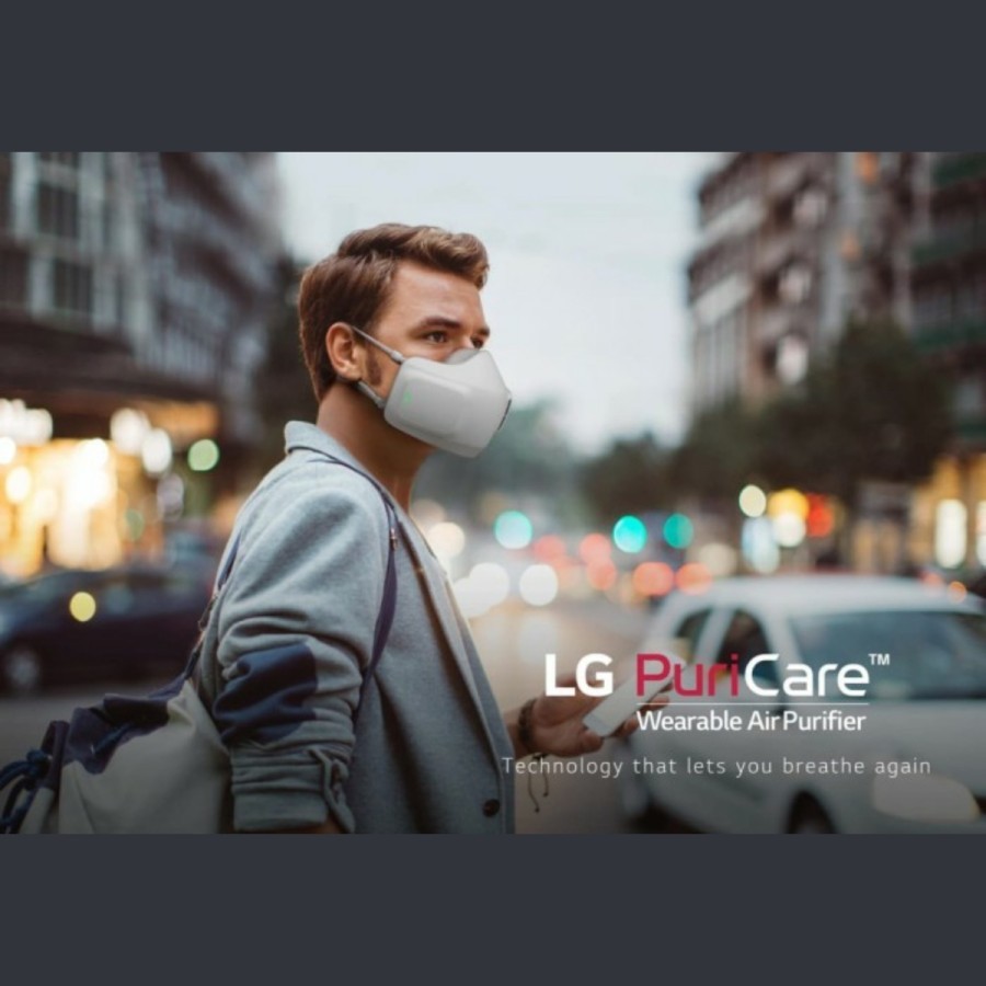 Jual LG Mask Wearable Air Puricare Masker LG Purifier HEPA Filter ...