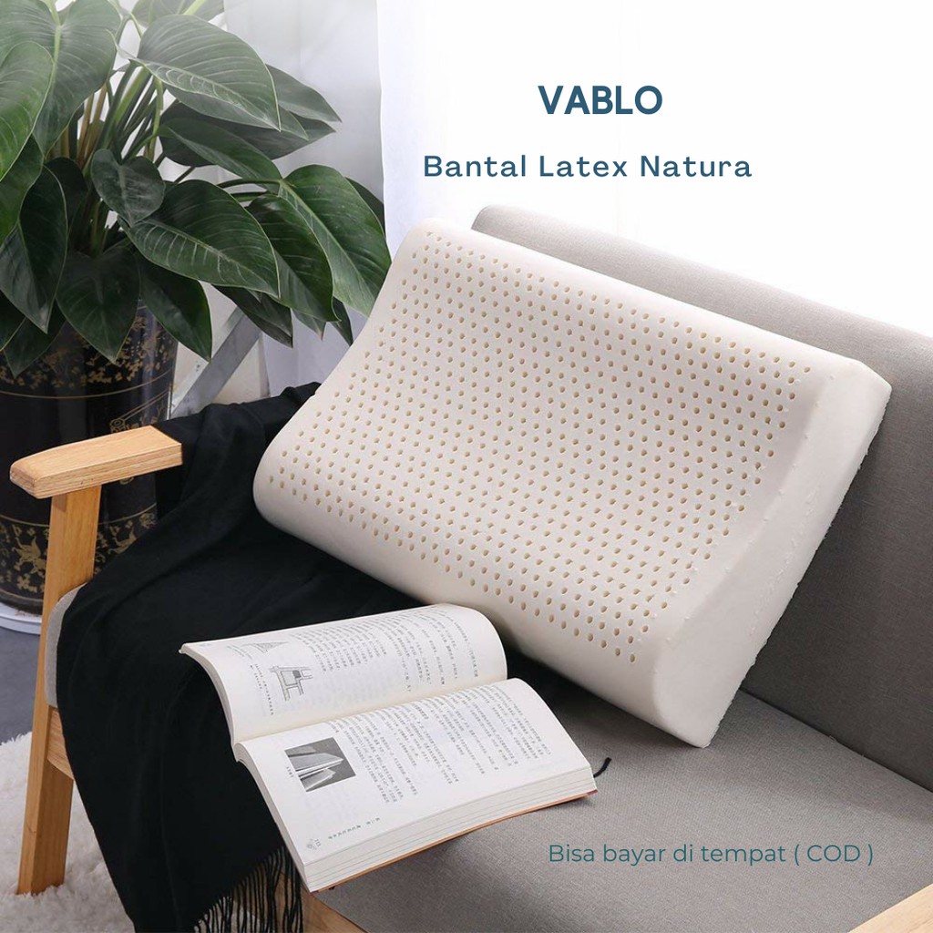 Jual Vablo bantal latex Natura plus sarung resleting + bonus tas carry ...