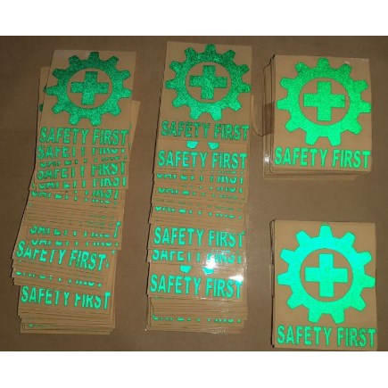 Jual Cutting sticker stiker Logo K3 utamakan keselamatan helm safety ...