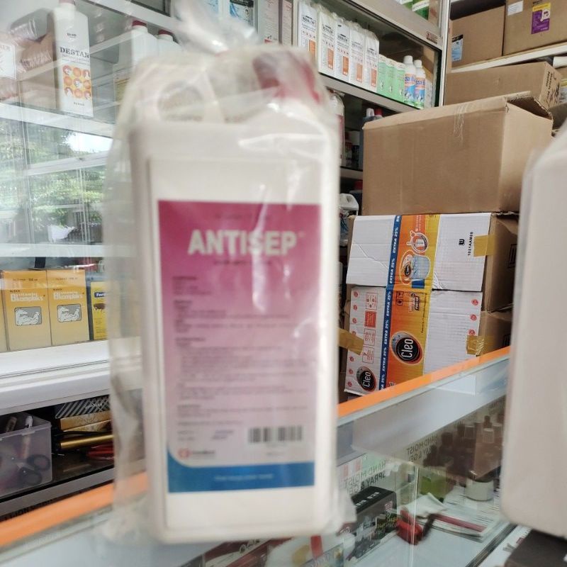 Jual ANTISEP 1liter, ( free buble + kardus press ) | Shopee Indonesia