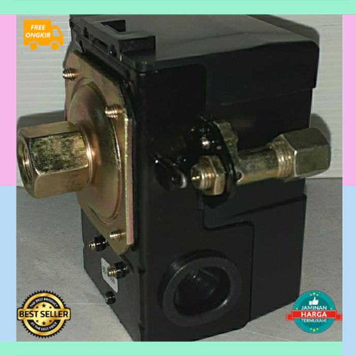 Jual KONEKTOR HOSE PNEUMATIC Pressure Switch swan 1 lubang / Otomatis ...