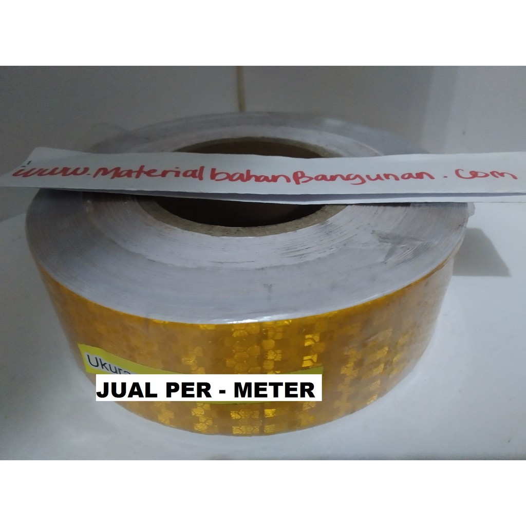 Jual Scotlight Tape 2 inch Kuning Stiker Mobil Box Truck Solasi ...