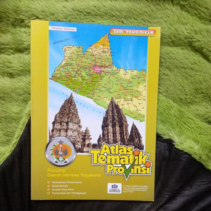 Jual ORIGINAL BUKU PETA ATLAS TEMATIK PROVINSI DAERAH ISTIMEWA ...