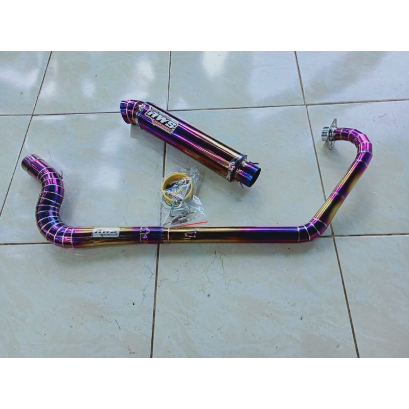 Jual KNALPOT AWS RACING MODEL KANAN KOBRA STEP STANDAR | Shopee Indonesia