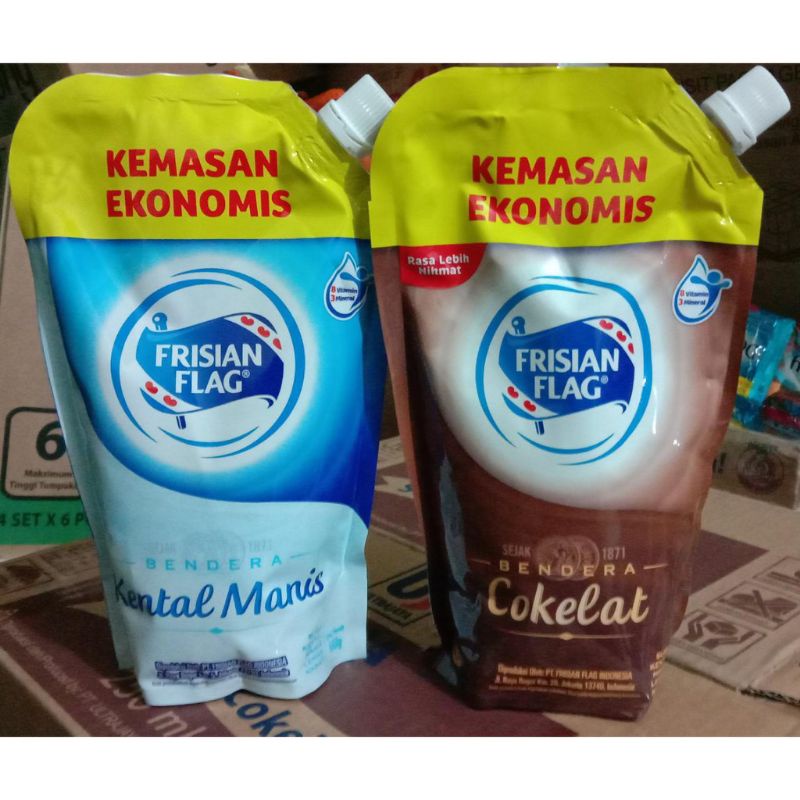 Jual SUSU FRISIAN FLAG POUCH 560 GRAM SUSU BENDERA KENTAL MANIS SKM ...
