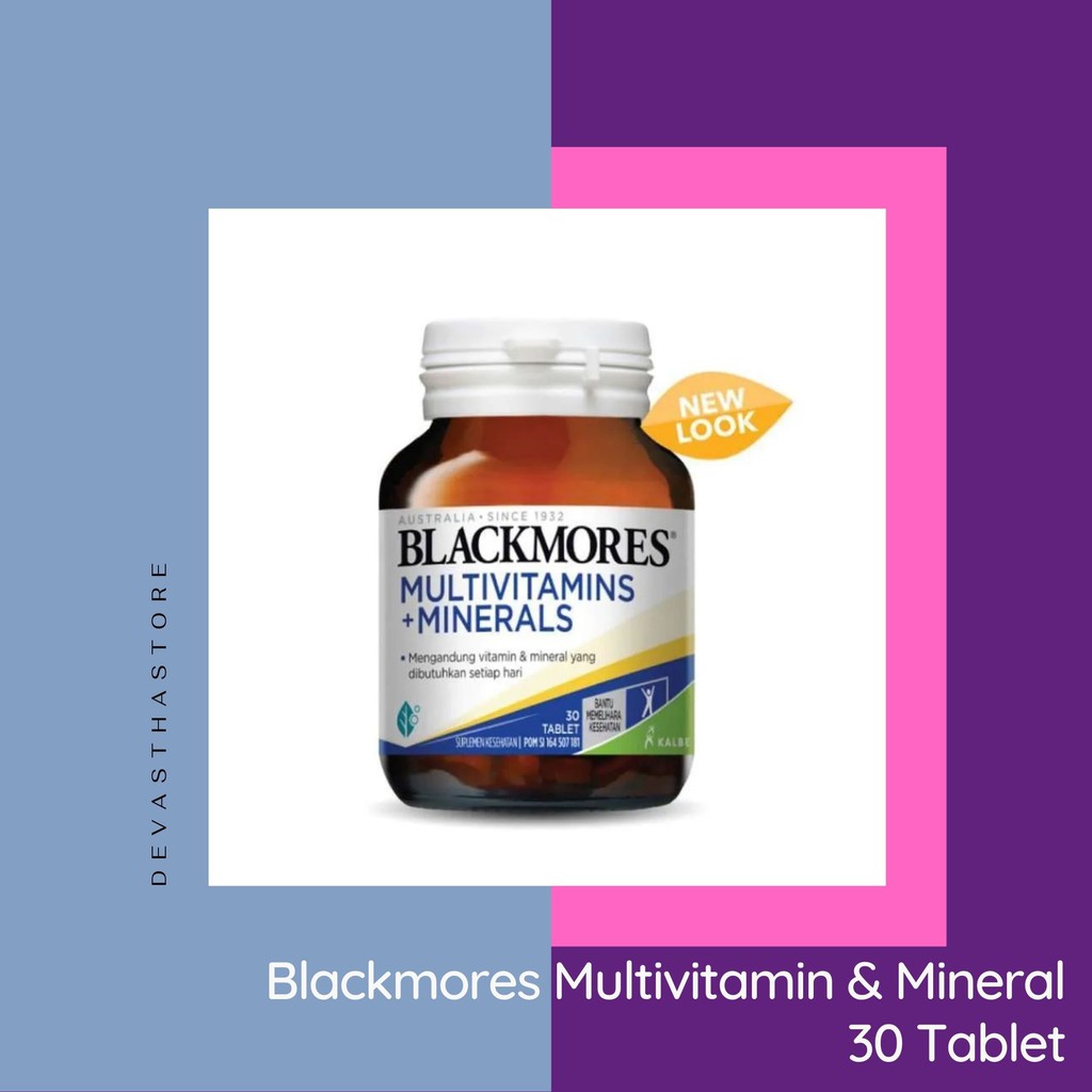 Jual BLACKMORES MULTIVITAMIN MINERAL (30 TABLET) | Shopee Indonesia