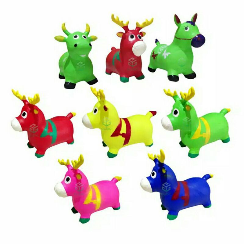 Jual MAINAN JUMPING ANIMAL KARET/MUSIK TUNGGANGAN ANAK-ANAK | Shopee ...