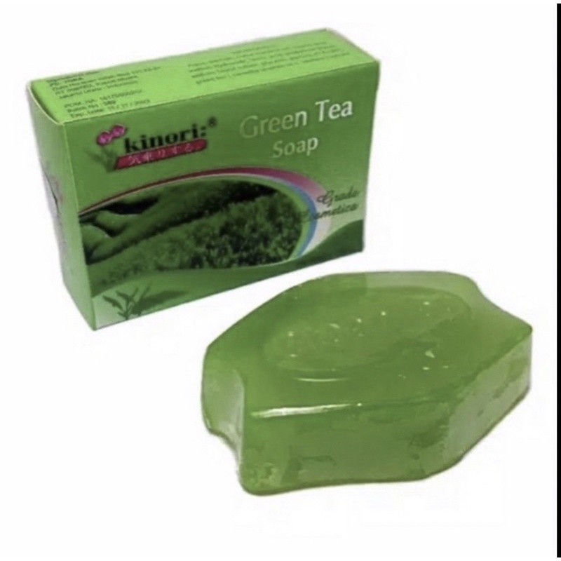 Jual sabun green tea by kinori - sabun teh hijau 100gr | Shopee Indonesia