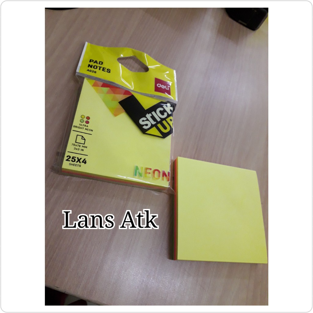 Jual Stick Notes Deli A026 / Sticky Note Deli / Pad Notes (43132 ...