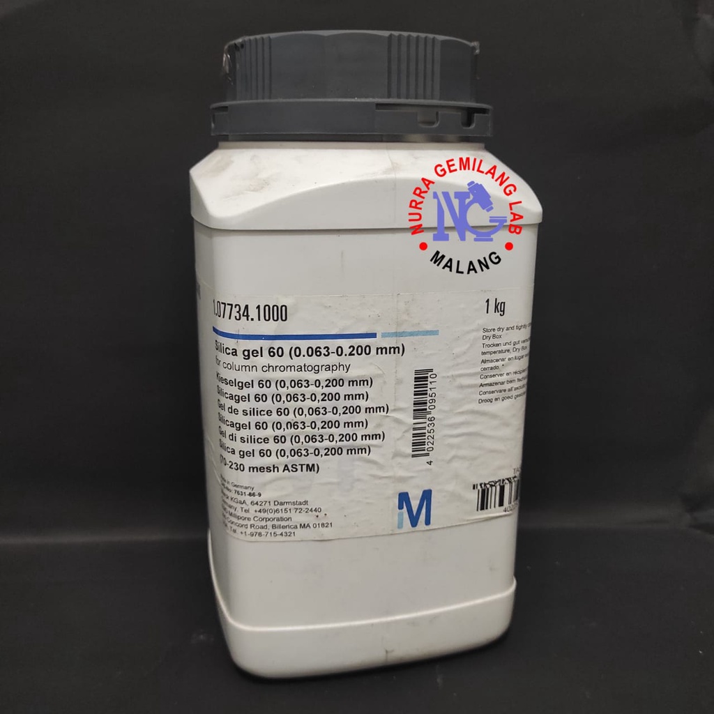 Jual Silica Gel 60 MERCK 1.07734.1000 Kemasan repacking 100 gram ...