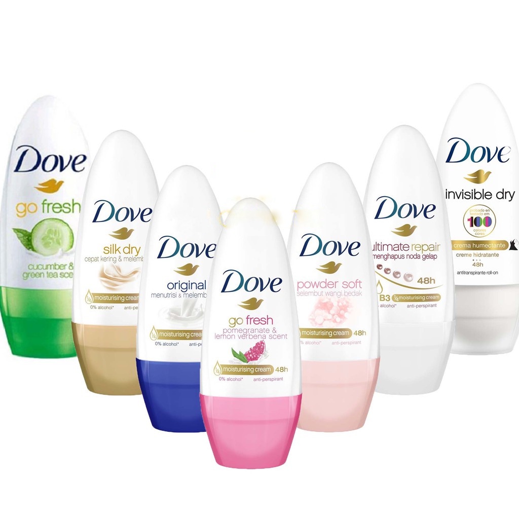 Jual DOVE Deodorant Roll On Botol 40ml | Shopee Indonesia