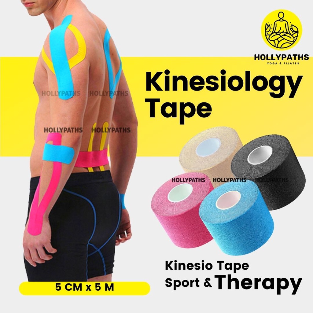 Jual Kinesiology Tape Original Taping Theraphy / Kinesio Tape Tapping / Sport Tape 5CM X 5M ...