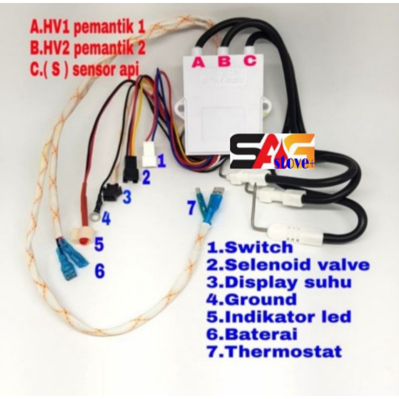 Jual Pemantik Water Heater Gas/Pulse Ignition/Modul Pematik Pemanas Air ...