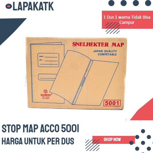 Jual Stop Map / Map kertas Diamond 5001 (1PAK ISI 50) ++++ | Shopee ...