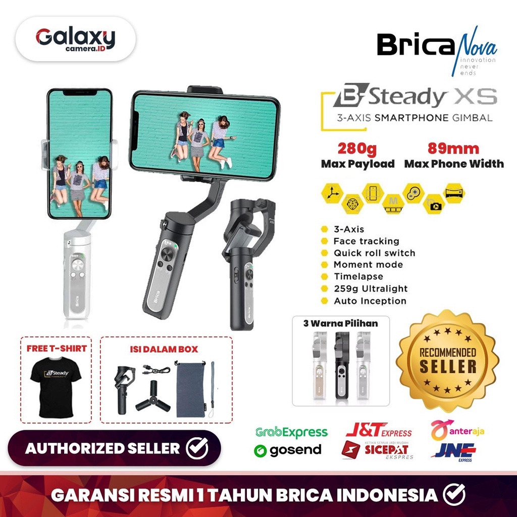 Jual Brica B-Steady 3-Axis Gimbal Hp Smartphone Stabilizer Series - B ...