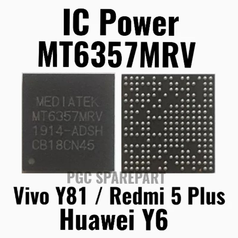 Jual IC Power MT6357MRV / MT6357 MRV Vivo Y81 / Xiaomi Redmi 5+ / 5 Plus / Hua wei Y6 / 1808 ...